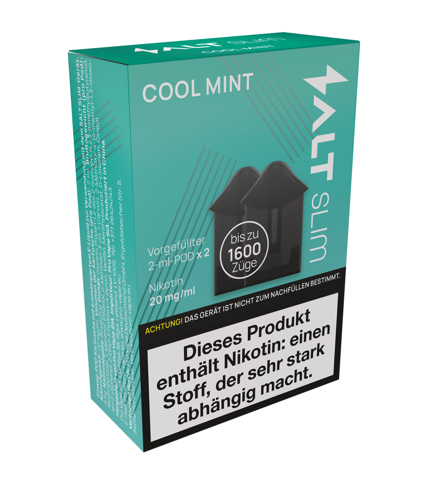 SALT Slim Pods Cool Mint 20mg/ml | 24vapestore.de