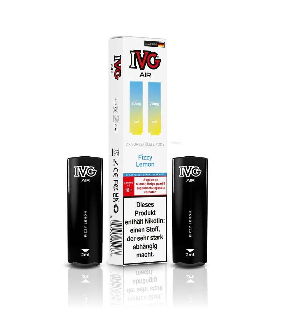 IVG Air 4in1 Pods - Fizzy Lemon (2er Pack) | 24vapestore.de