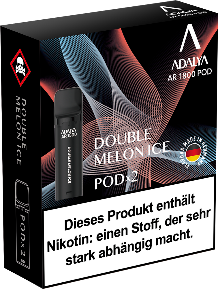 Adalya AR1800 Pod - Double Melon Ice - 20mg Nikotin | 24vapestore.de