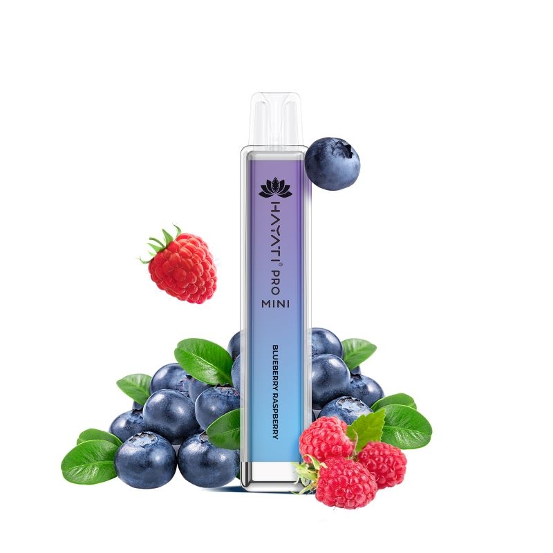 Hayati Pro Mini 800 Blueberry Raspberry 20mg Nikotin | 24vapestore.de