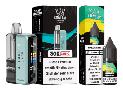 Al Fakher Cubic 30K Matt Black Kit | 24vapestore.de