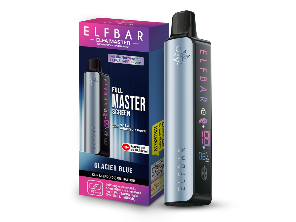 ELFBAR ELFA Master - 850 mAh - Glacier Blue | 24vapestore.de