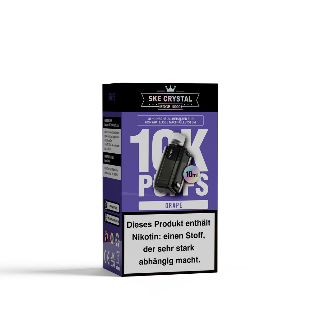 SKE Crystal Edge 10K Grape - 10ml Pod | 24vapestore.de
