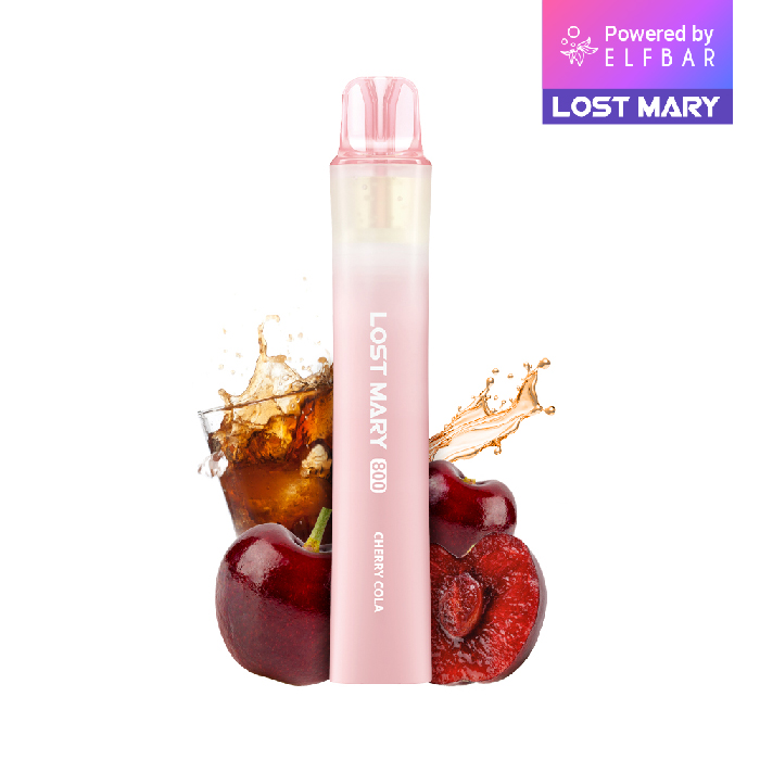 Elfbar Lost Mary 800 Cherry Cola 20mg Nikotin Einweg Vape | 24vapestore.de